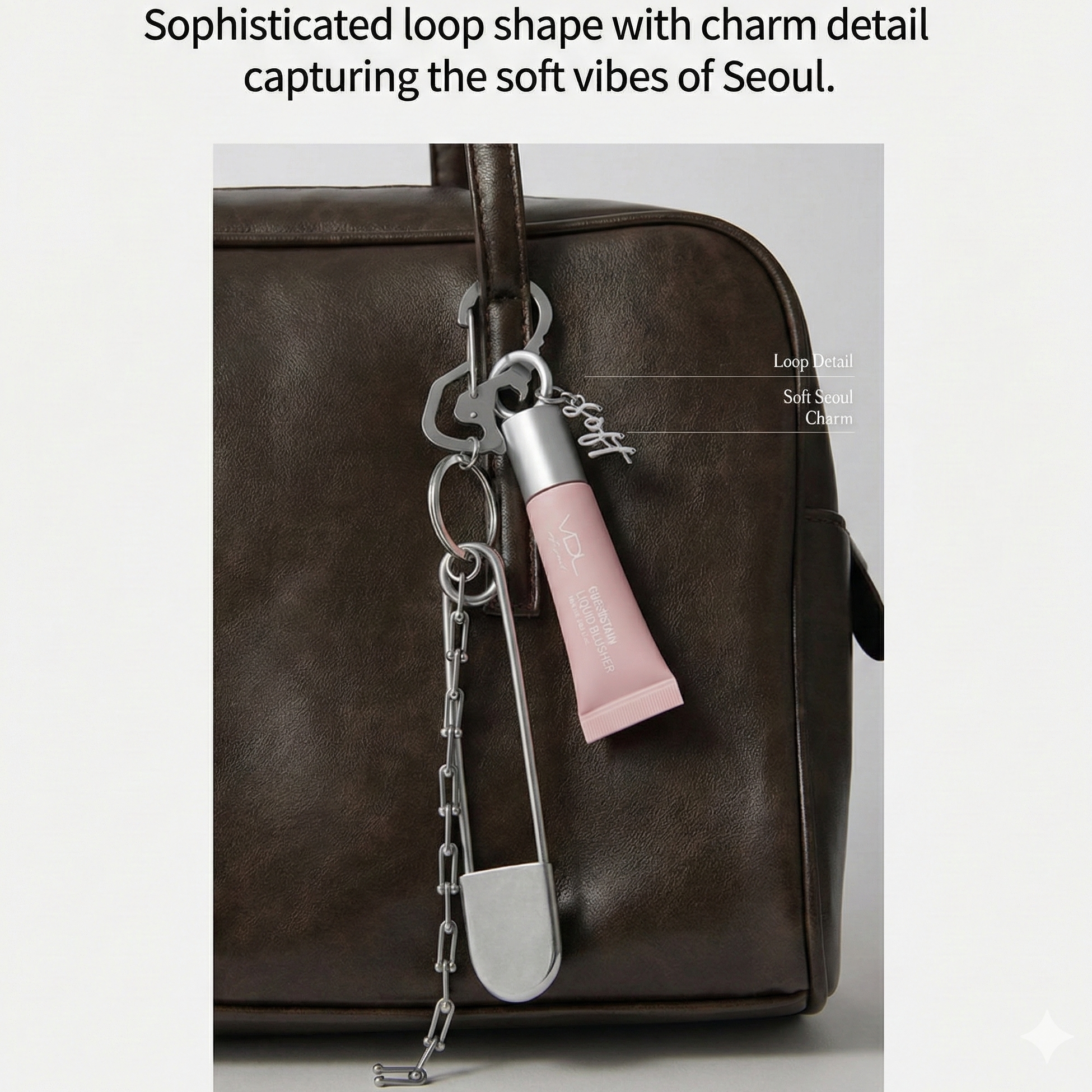 SOFT SEOUL x VDL Cheekstain Liquid Blusher SET (+Finger Puff, Pouch ...